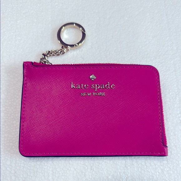 kate spade | Accessories | Kate Spade Pink Key Card Holder | Poshmark